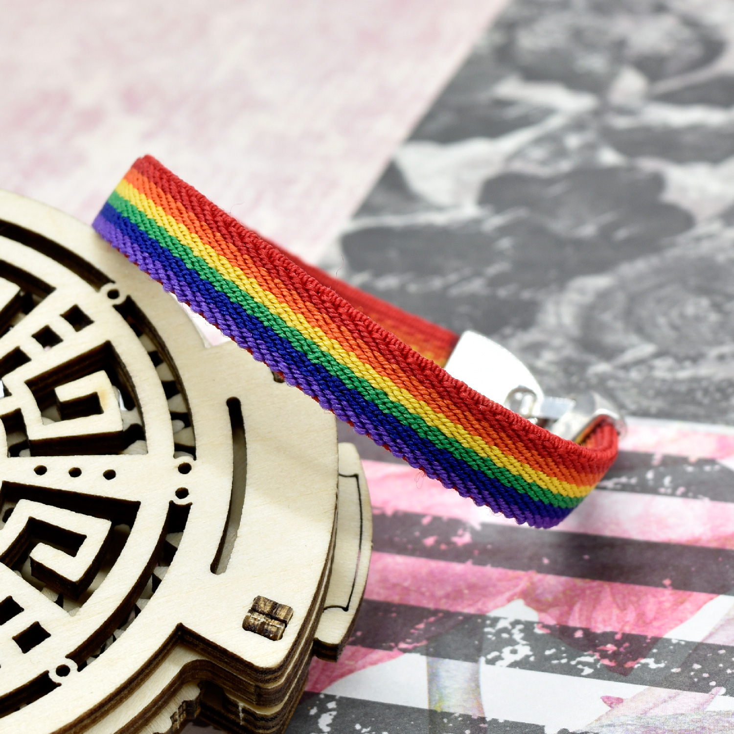 BDM Pulsera Orgullo Gay, LGTBI, Lesbianas, Trans y Arcoiris. Elegir ...